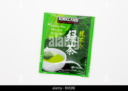 Costco green tea Stock Photo - Alamy