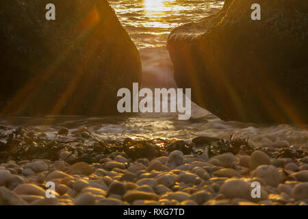 Taken at Lady bay Stock Photo - Alamy