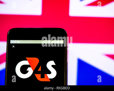 G4S plc company logo seen displayed on smart phone Stock Photo - Alamy