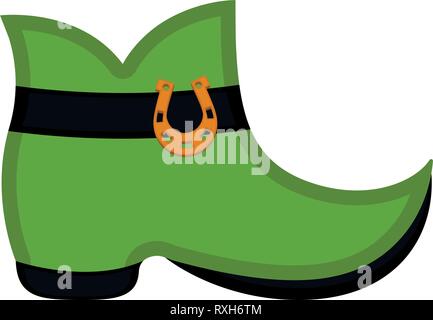 Irish elf boot Stock Vector Image & Art - Alamy