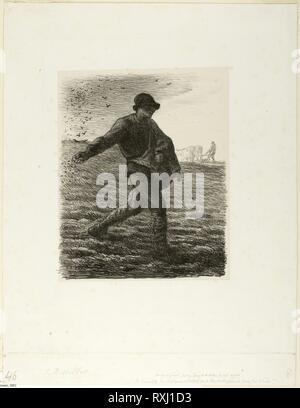 The Sower by Jean-Francois Millet Stock Photo - Alamy