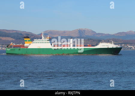 MV Hurst Point, a Point-class sealift ship operated by Foreland ...