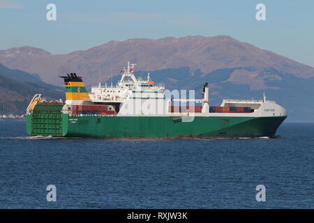 MV Hurst Point, a Point-class sealift ship operated by Foreland ...