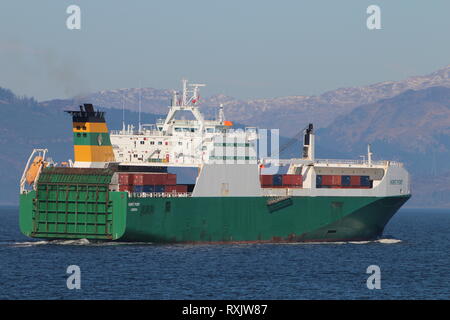 MV Hurst Point, a Point-class sealift ship operated by Foreland ...