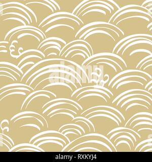 Vector Seamless Rose Gold Marble Pattern on a Black Background. Marble ...