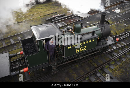 Steam locomotive 662 Martello during the Southern Steam event at the ...