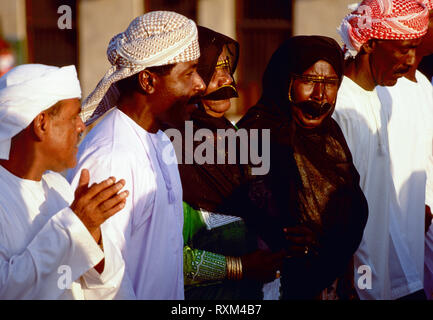 Dubai Arab folklore and history with a group of Emirati men performing ...