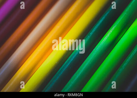 Color pencils line up beautifully Stock Photo - Alamy
