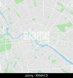 Berlin Map. vector map of major city in the Germany Stock Vector Image ...