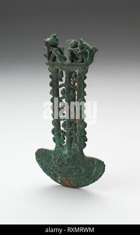 Lambayeque. Ceremonial Knife (Tumi) With Figural Scene and Zoomorphic ...