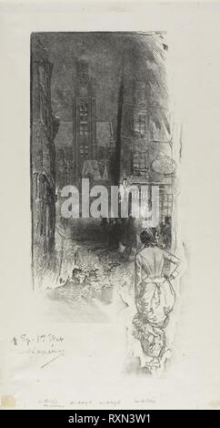 'Rue de la Montagne-Ste Genevieve', 1915. Artist: Charles Heyman Stock ...