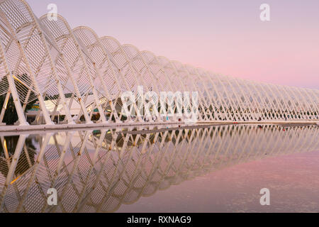 Promenade in the Olympic Sports Complex in Athens Stock Photo - Alamy