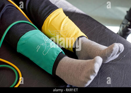 Peripheral artery disease measuring for patient ankle-brachial index ...