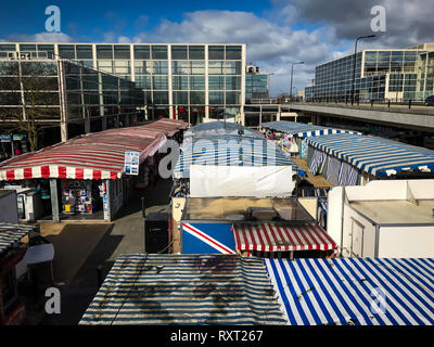Market Stall Milton Keynes Stock Photo - Alamy