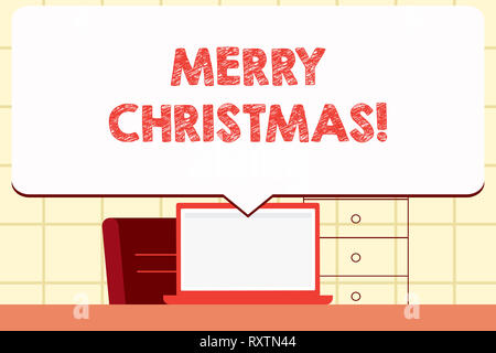 Writing note showing Merry Christmas Motivational Call. Business photo ...