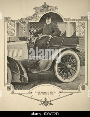 King Edward VII in his motor car 1902 Stock Photo - Alamy