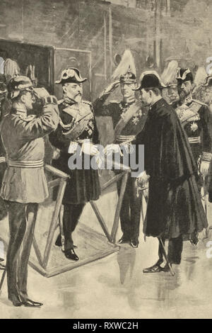 King Edward VII and The German Kaiser Wilhelm II Stock Photo - Alamy