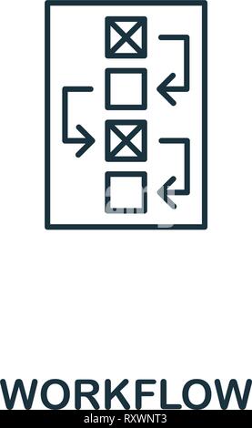 user flow ux ui design line icon vector. user flow ux ui design sign. isolated contour symbol ...