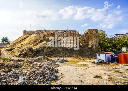 Sidon Saint Louis Crusaders Castle Ruins Renovation Stock Photo - Alamy