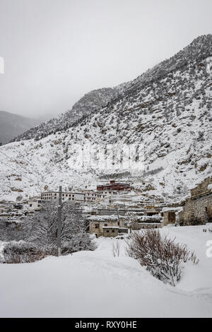 The beautiful village of Marpha in an off season setting Stock Photo ...