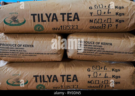 Kenya, Kericho county, Kericho, Tilya tea factory Stock Photo - Alamy