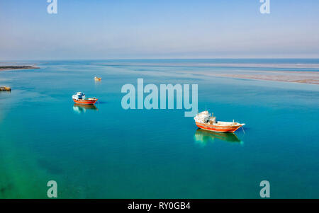 Tradition Lenj Fishing Boat in Qeshm Island in Southern Iran, taken in ...