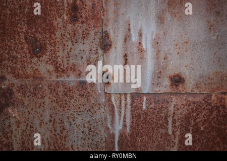 Welded rusty metal sheets. Industrial background Stock Photo - Alamy