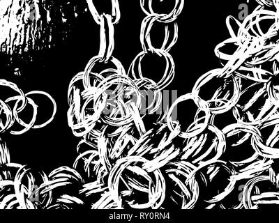 Chain grunge background. Vector illustration Stock Vector Image & Art ...