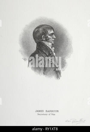 James Barbour. Max Rosenthal (American, 1833-1918). Lithograph Stock ...