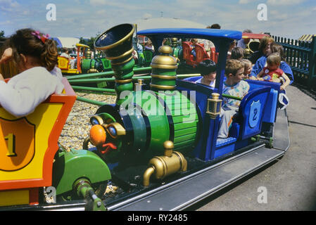 The Rocky Express ride at Thorpe Park in Chertsey, Surrey, UK Stock ...