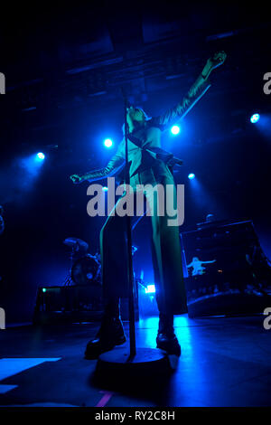 Norway, Bergen - February 22, 2019. The Norwegian folk pop singer and ...