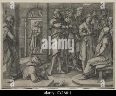 The Story of Joseph: Joseph Interprets his Dream to Jacob, 1512. Lucas van Leyden (Dutch, 1494 ...