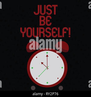 Inspiration showing sign Be Authentic. Business idea Do something that ...