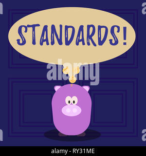 Conceptual hand writing showing Standard Process. Business photo ...