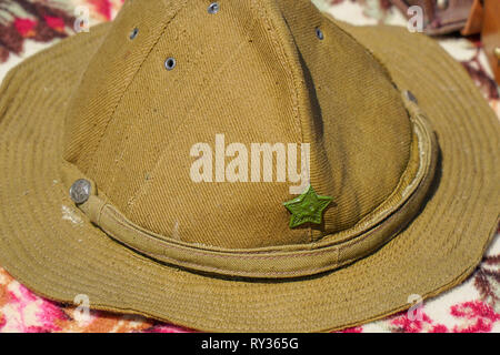 Soviet warfield hat used during the war in Afghanistan Stock Photo - Alamy