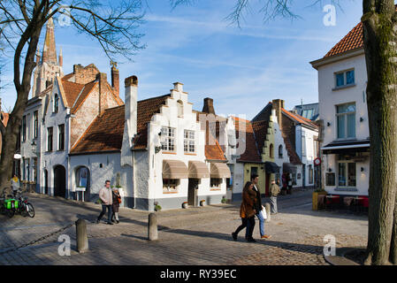 Walplein square of Brugge, Belgium Stock Photo - Alamy