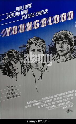 MOVIE POSTER POSTER, YOUNGBLOOD, 1986 Stock Photo - Alamy