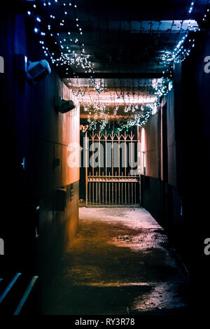 An Empty alley way in Newcastle Stock Photo - Alamy