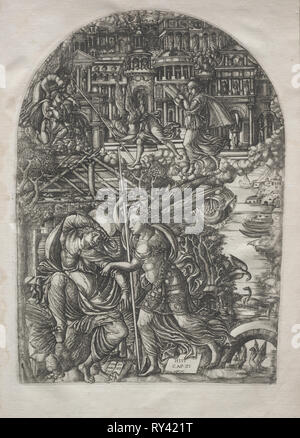 The angel shows Jerusalem to St. John. Revelation St. John the ...