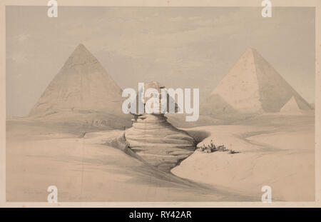 Egypt and Nubia, Volume I: The Great Sphinx, Pyramids of Gezeeh, 1846 ...