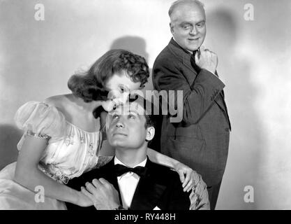 JAN CLAYTON, GRANT MITCHELL, GEORGE REEVES, FATHER IS A PRINCE, 1940 ...
