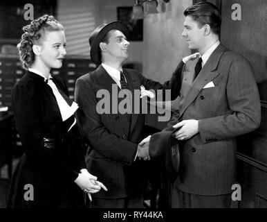 RONALD REAGAN, ROSELLA TOWNE, CODE OF THE SECRET SERVICE, 1939 Stock ...