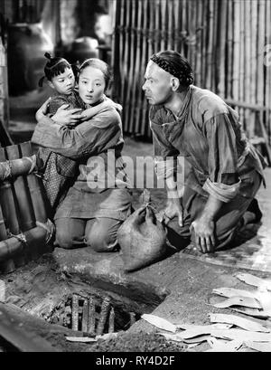 The Good Earth, 1937. O-Lan and Wang Lung find their food reserve ...