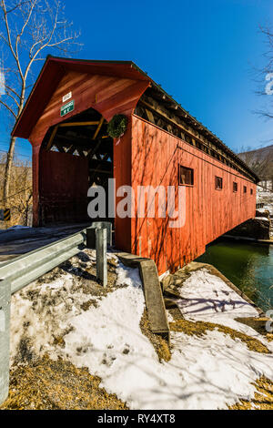 Arlington Green Covered Bridge Arlington, Vermont, USA Stock Photo - Alamy