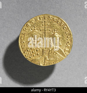 Solidus with Romanus I Lecapenus and His Son Christopher, 920-944 ...
