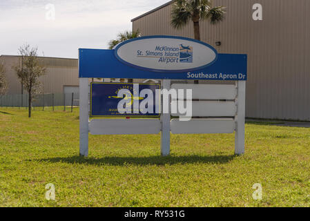 McKinnon St. Simons Island Airport Georgia USA Stock Photo - Alamy