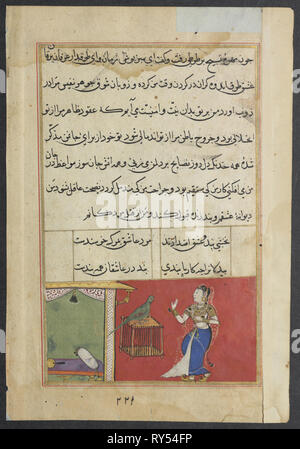 The Parrot Addresses Khujasta at the Beginning of the Seventh Night ...
