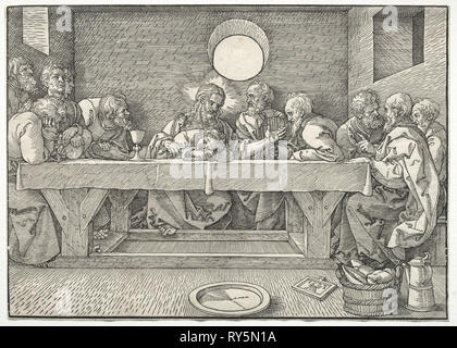 The Last Supper, 1523. Albrecht Dürer (German, 1471-1528). Woodcut ...