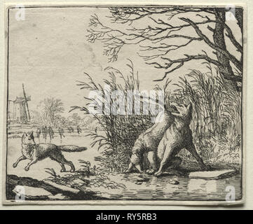 Reynard the Fox: A New Accusation by the Wolf, 1650-75. Allart van ...