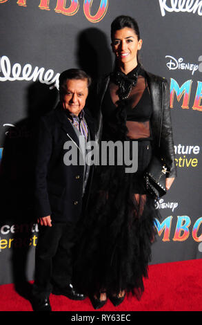 Deep Roy and Guest at Disney's "Dumbo" Los Angeles Premiere held at the ...